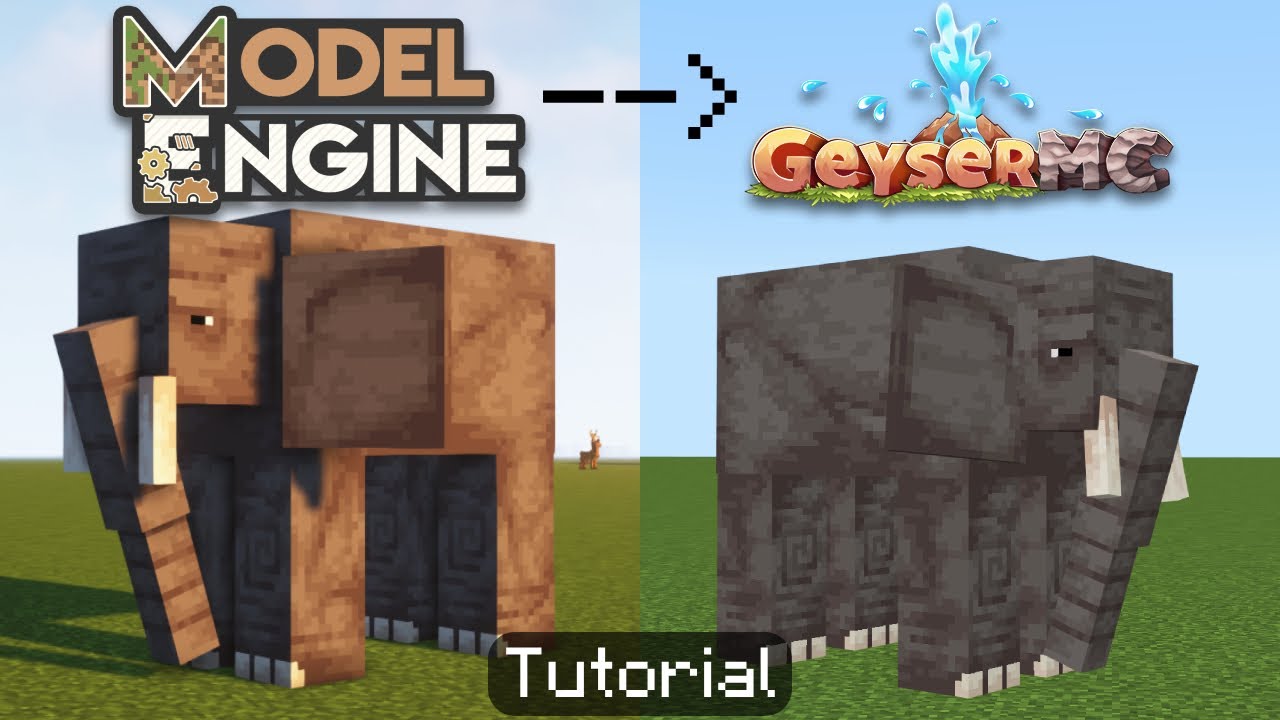 How To Convert Model Engine Entities For Geysermc Youtube