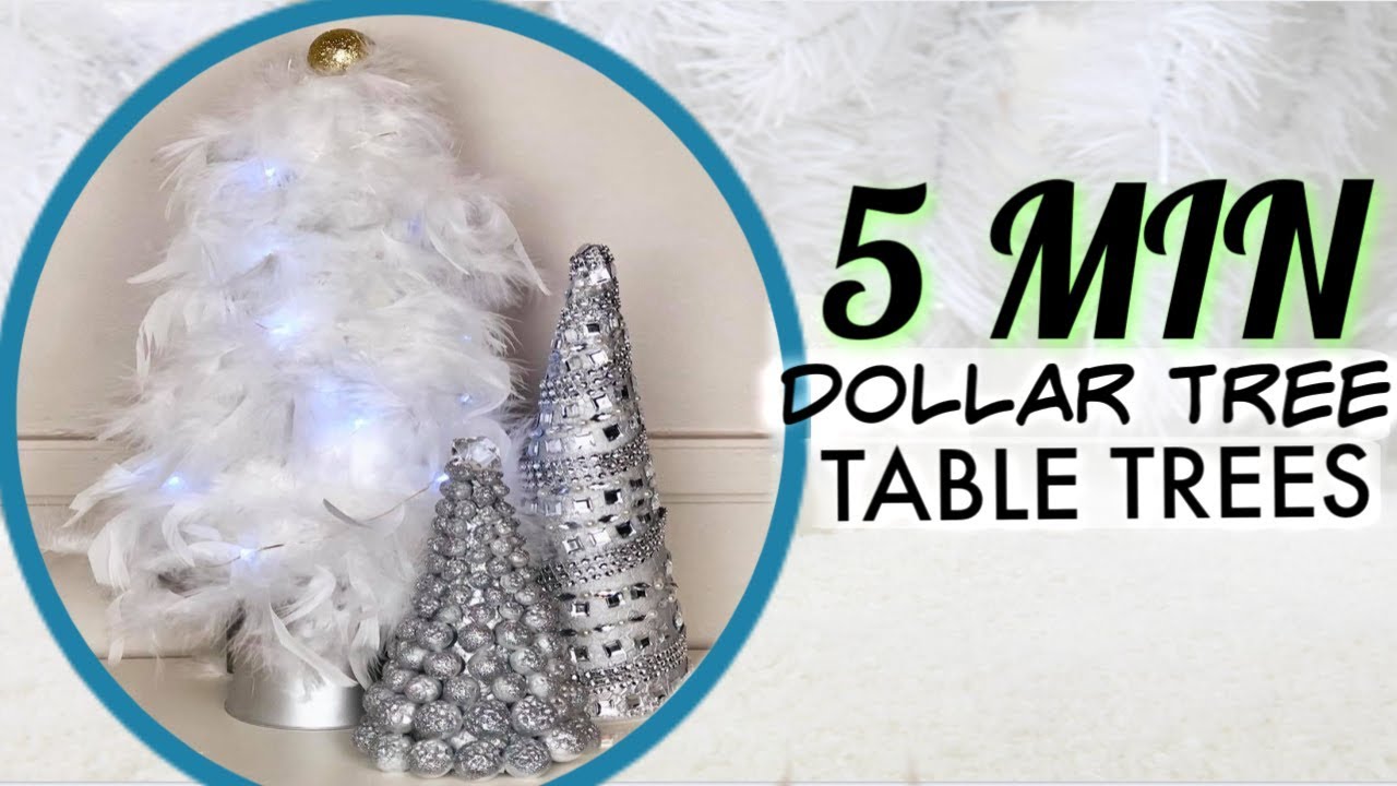 Dollar Tree Tabletop Christmas Trees At Mariam Mountgarrett Blog