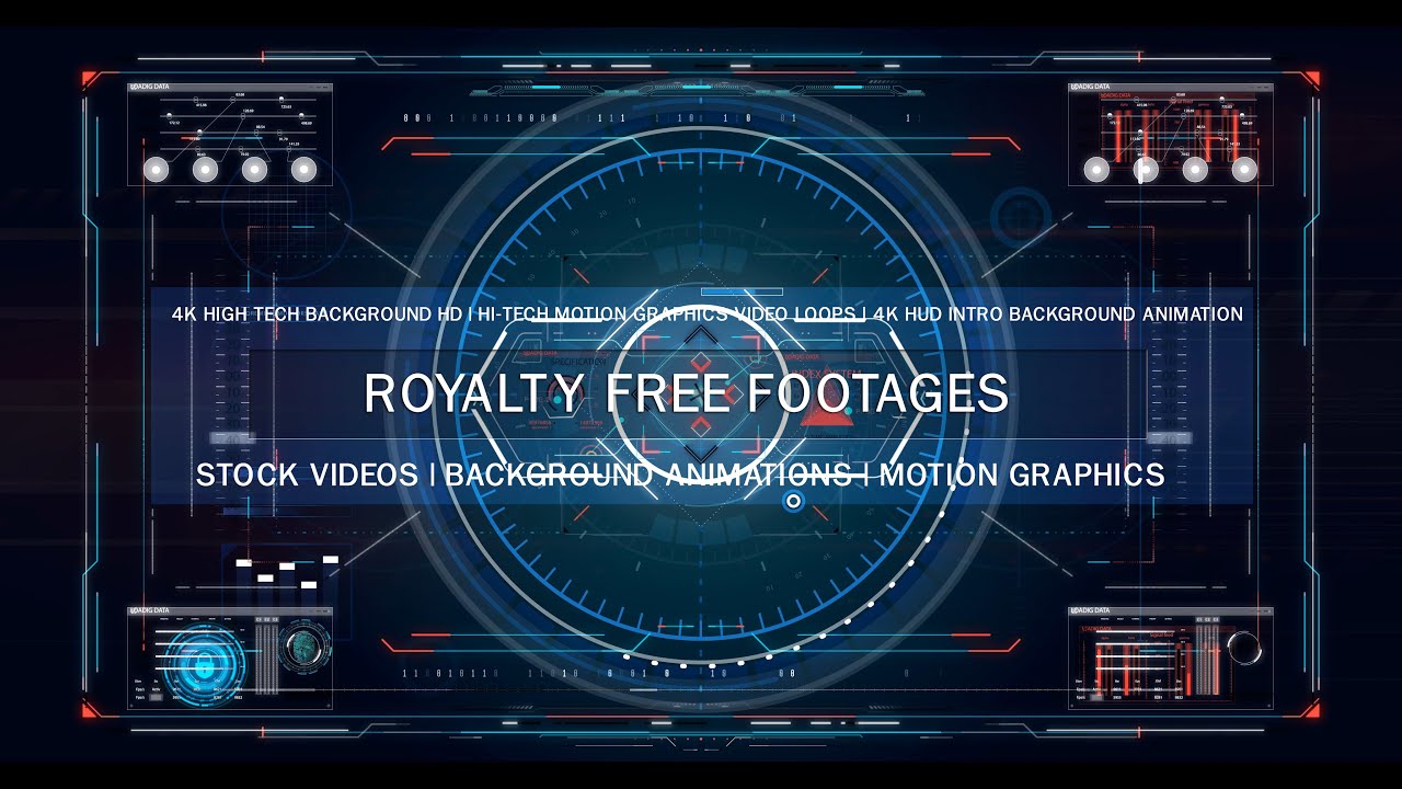 4k High Tech Background Hd Hi Tech Motion Graphics Video Loops 4k