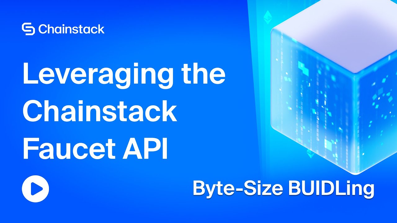Leveraging The Chainstack Faucet Api In 4 Minutes Youtube