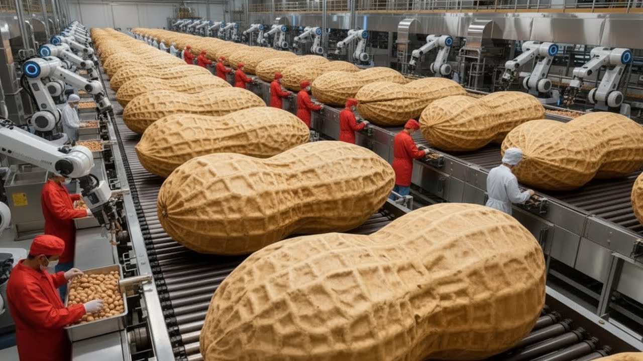 Inside A Massive Peanut Factory From Raw Peanuts To Roasted Snack Packs