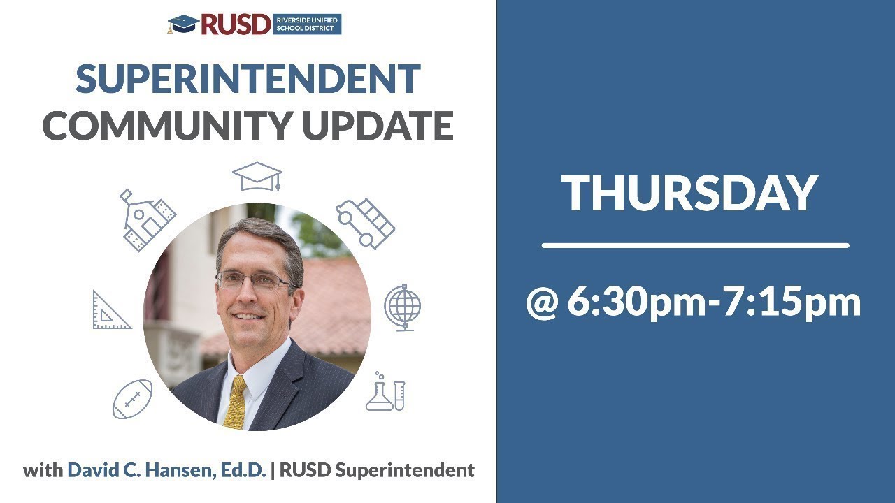 Superintendent Community Update 08 20 2020 Youtube