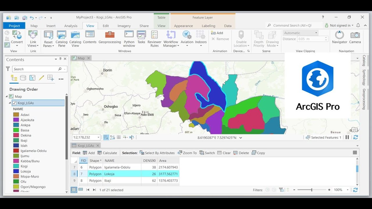 Arcgis Pro How To Calculate Area Of Polygons In Arcgis Pro Youtube