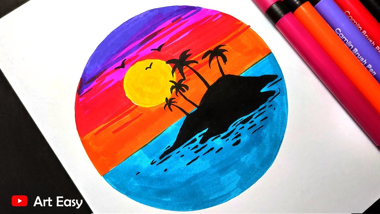 Colorful Easy Drawings