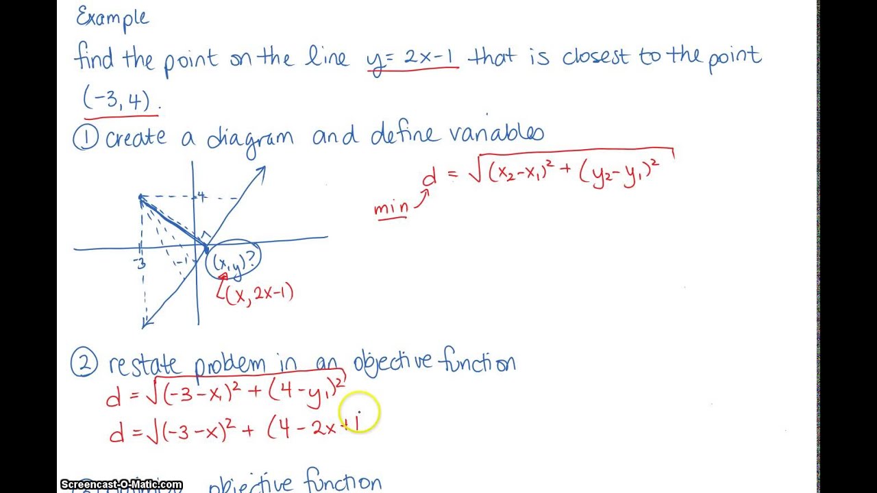 Calculus Applied Optimization Youtube