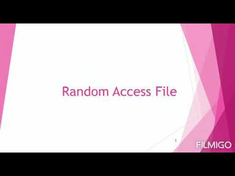 Random Access File Youtube