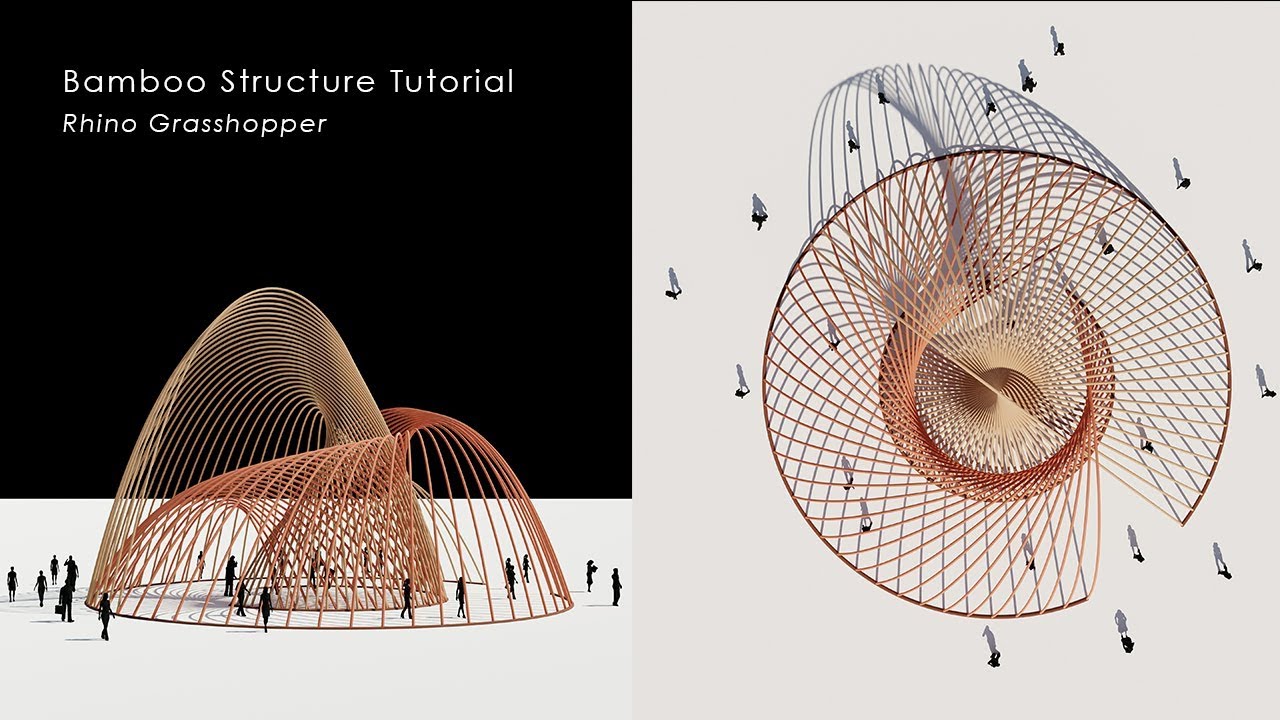 Catenary Structure Pavilion Rhino Grasshopper Tutorial Youtube