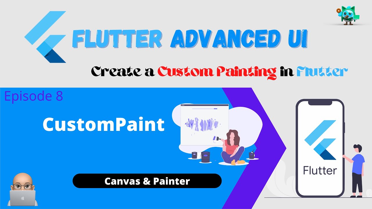 Flutter Advanced Ui Series Ep08 Custompaint Widget In Flutter With A