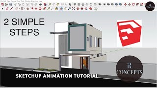 How To Make An Animation In Sketchup Tutorial Ir Concepts Constructions ...