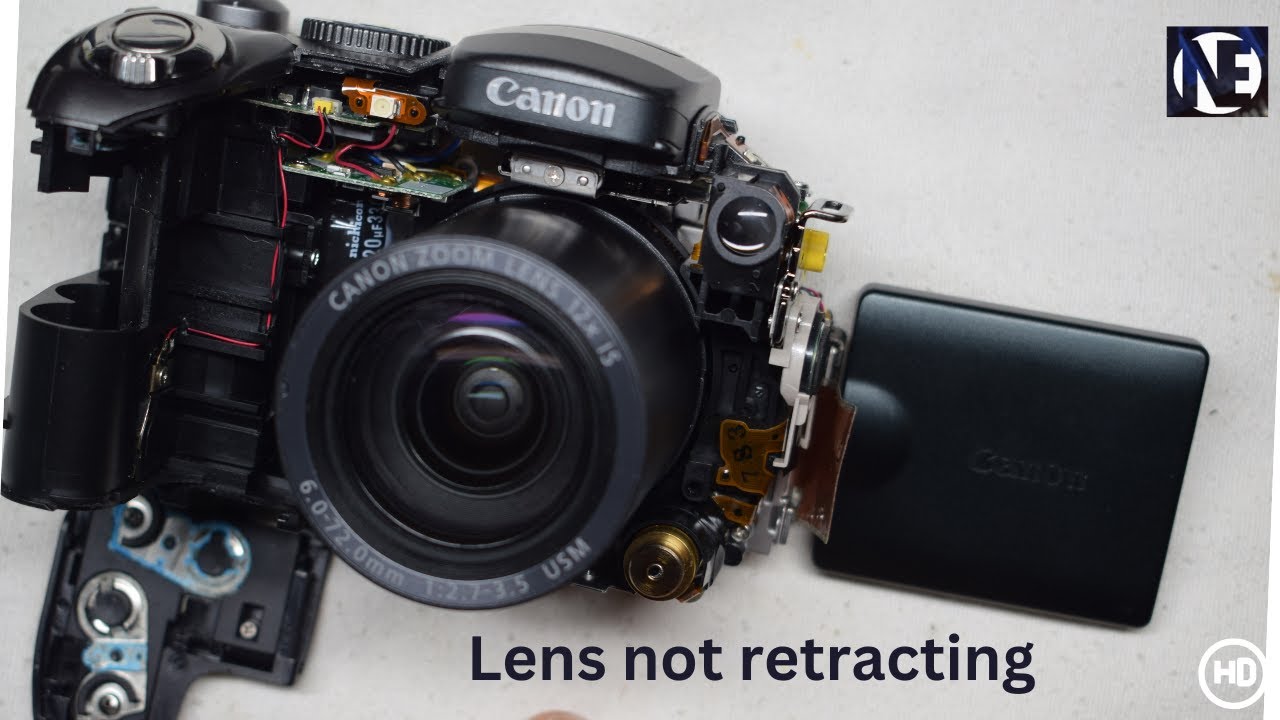 Camera Lens Not Retracting Lens Stuck Youtube