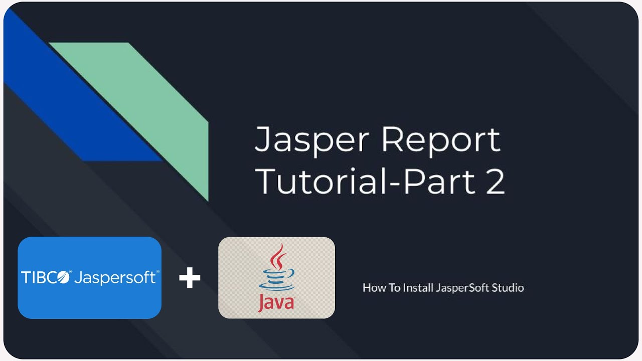 Jasper Reports With Java Tutorial Part 2 Jaspersoft Studio