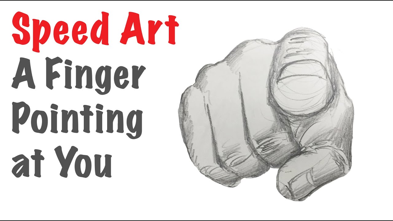 How To Draw A Pointing Finger Easy At David Headrick Blog
