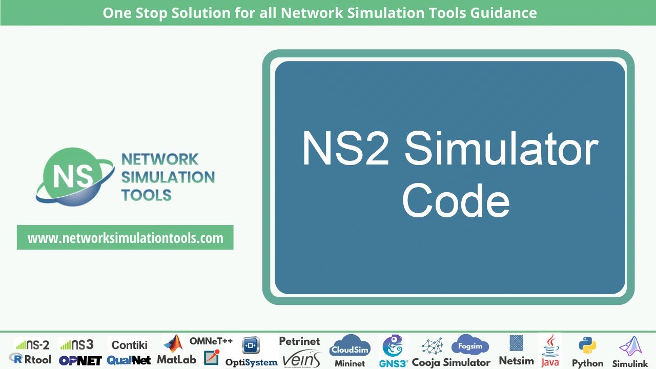 Ns2 Simulator Code Ns2 Simulator Code Tutorials Youtube