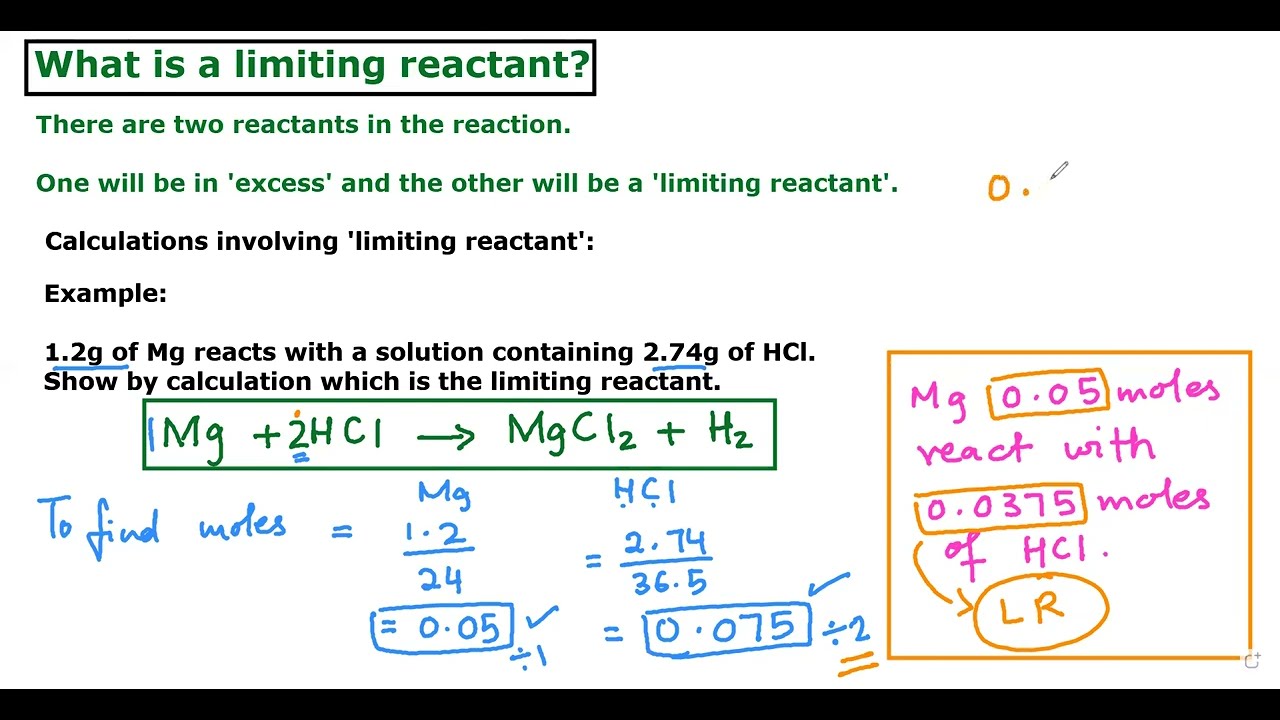 Practice Problem Limiting And Excess Reagents
