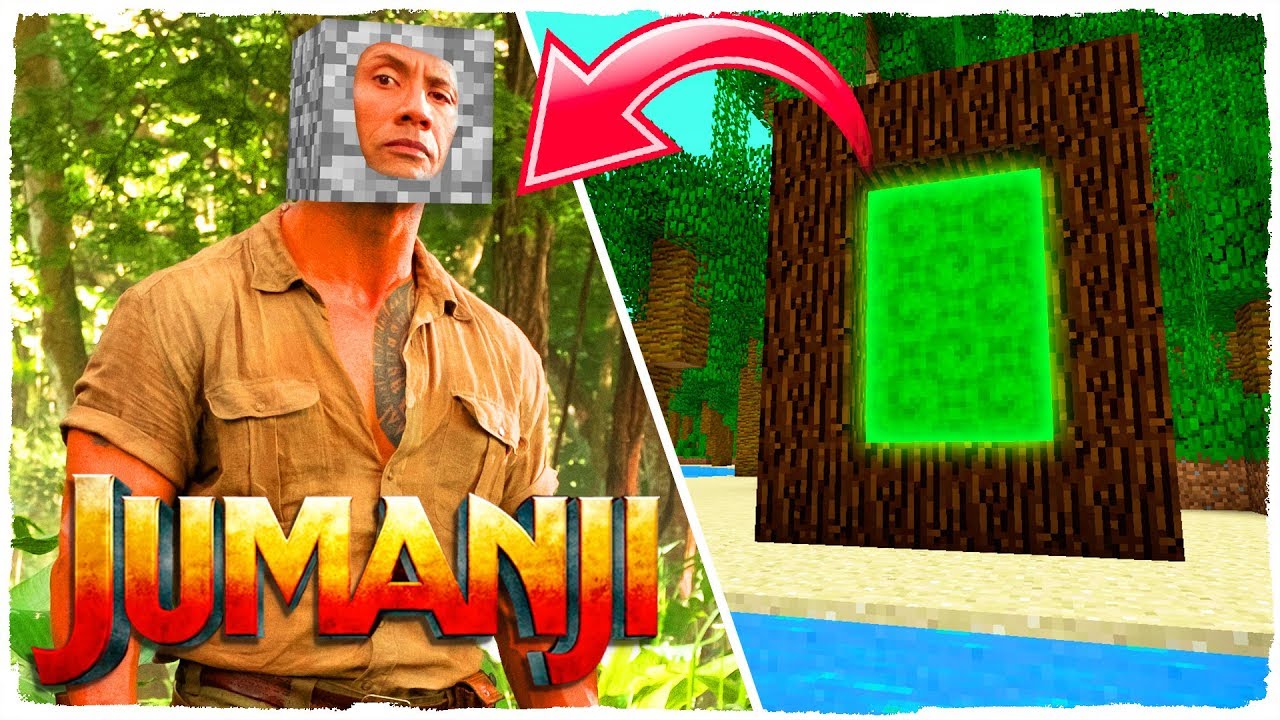 Hacemos Un Portal A La Dimensión De Jumanji Minecraft Youtube