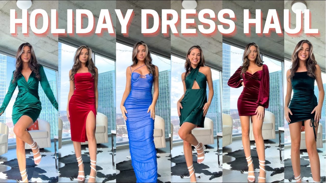 Windsor Store Holiday Dress Try On Haul Youtube