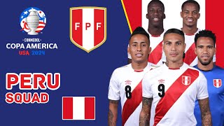 Peru Official Squad For Copa America 2024 Updated Peru Squad Copa ...