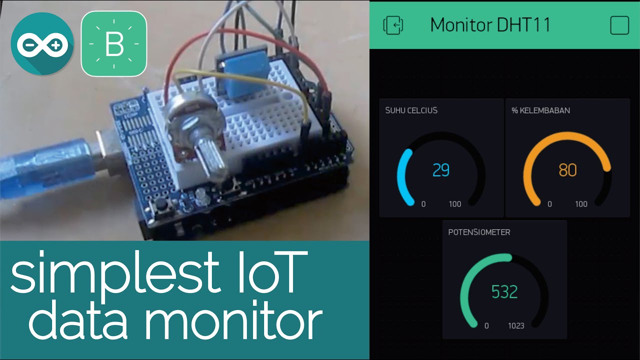 Simplest Iot Data Monitoring With Arduino Blynk Arduino Project Hub
