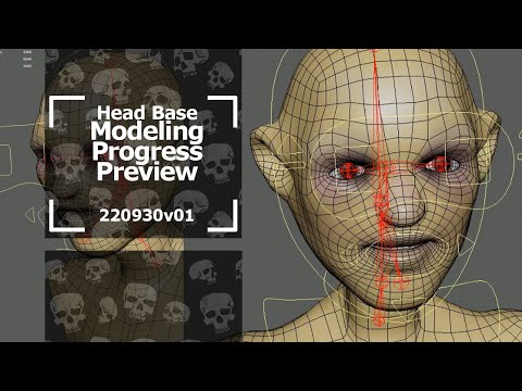 Head Base Modeling Preview 220930v01 Youtube