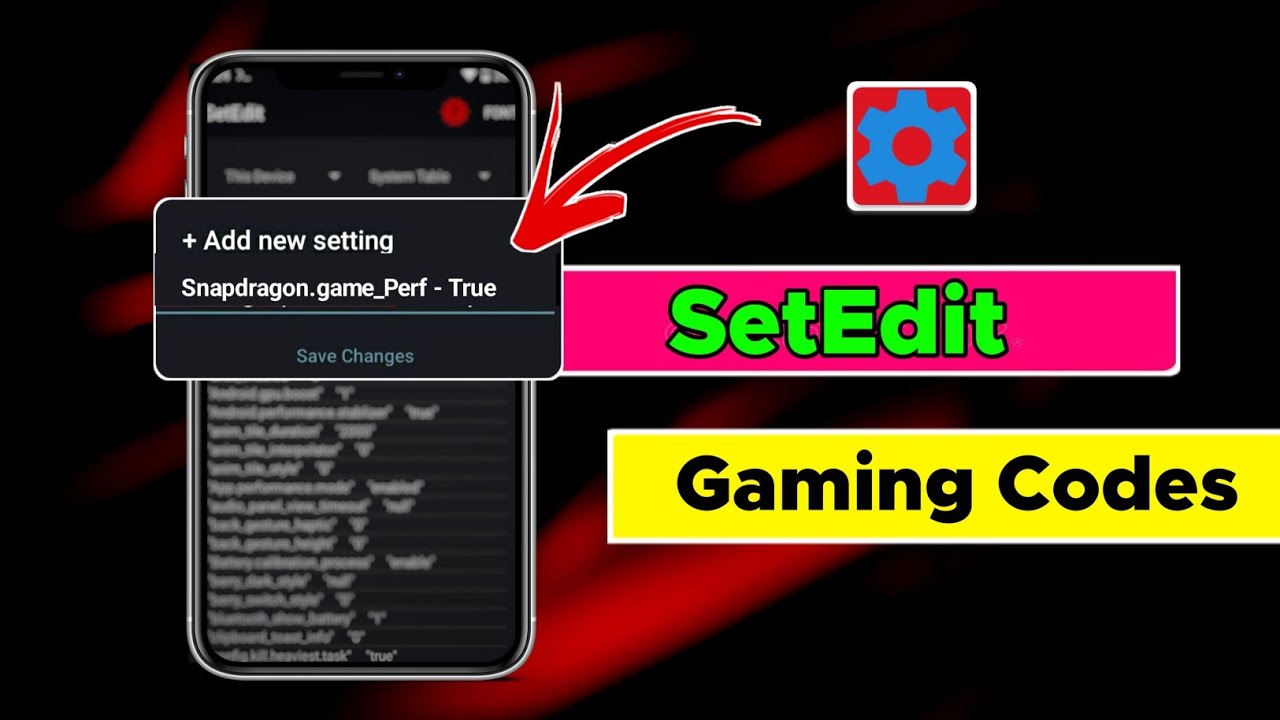 Setedit Best Gaming Codes For Any Android No Root Youtube