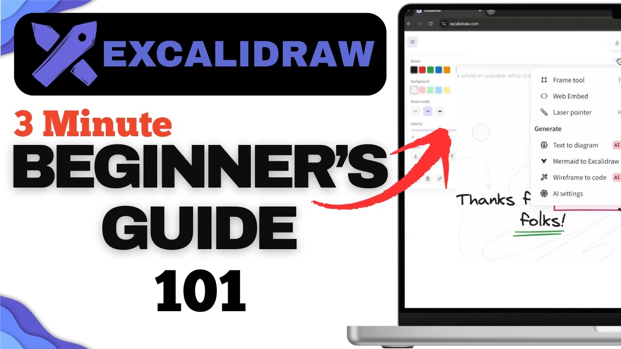 How To Use Excalidraw Complete Beginner Tutorial 2026 Update Youtube