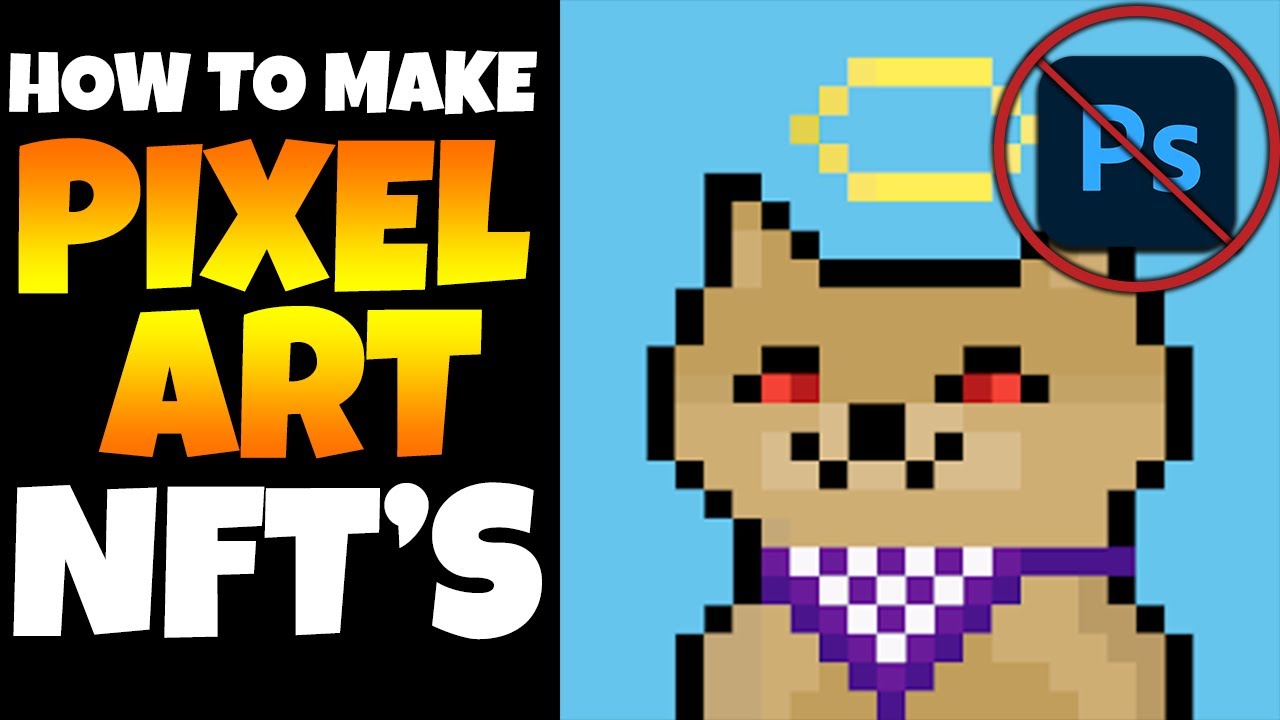 How To Create Nft Pixel Art Collections Easy Youtube