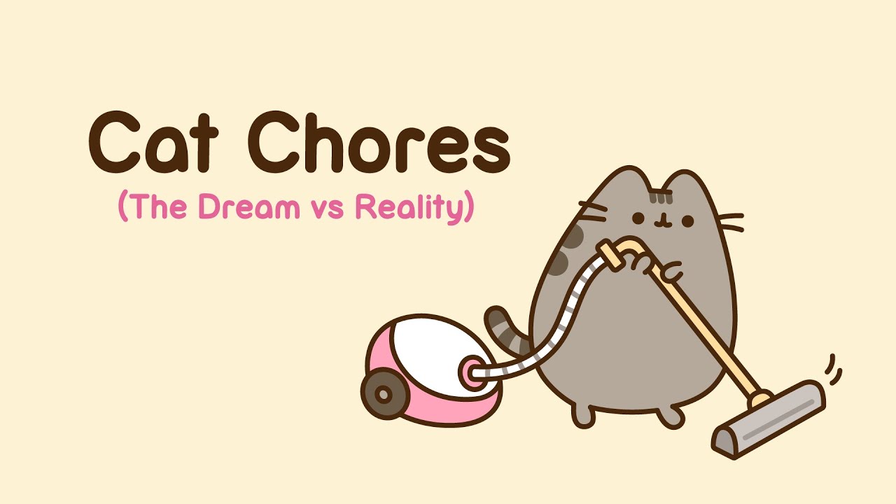 Pusheen Cat Chores Youtube