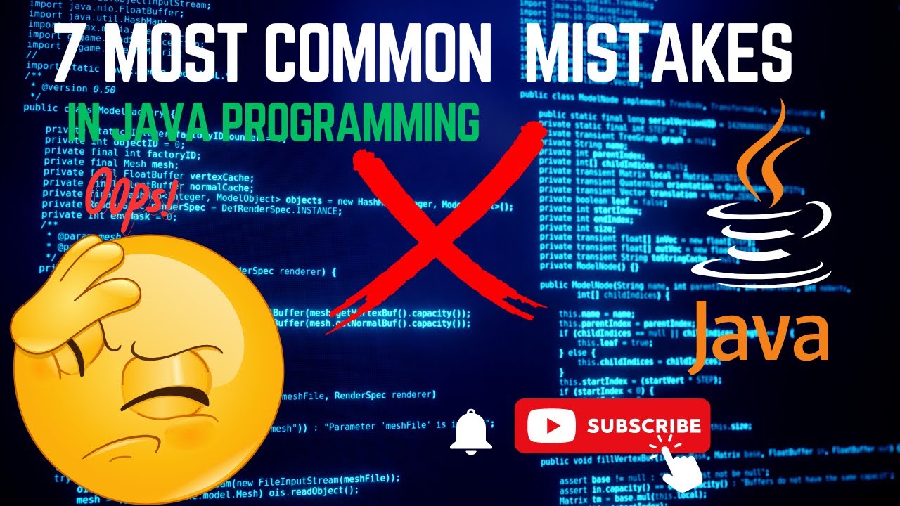 Do This To Avoid Doing These 7 Java Beginner Mistakes In 15 Minutes