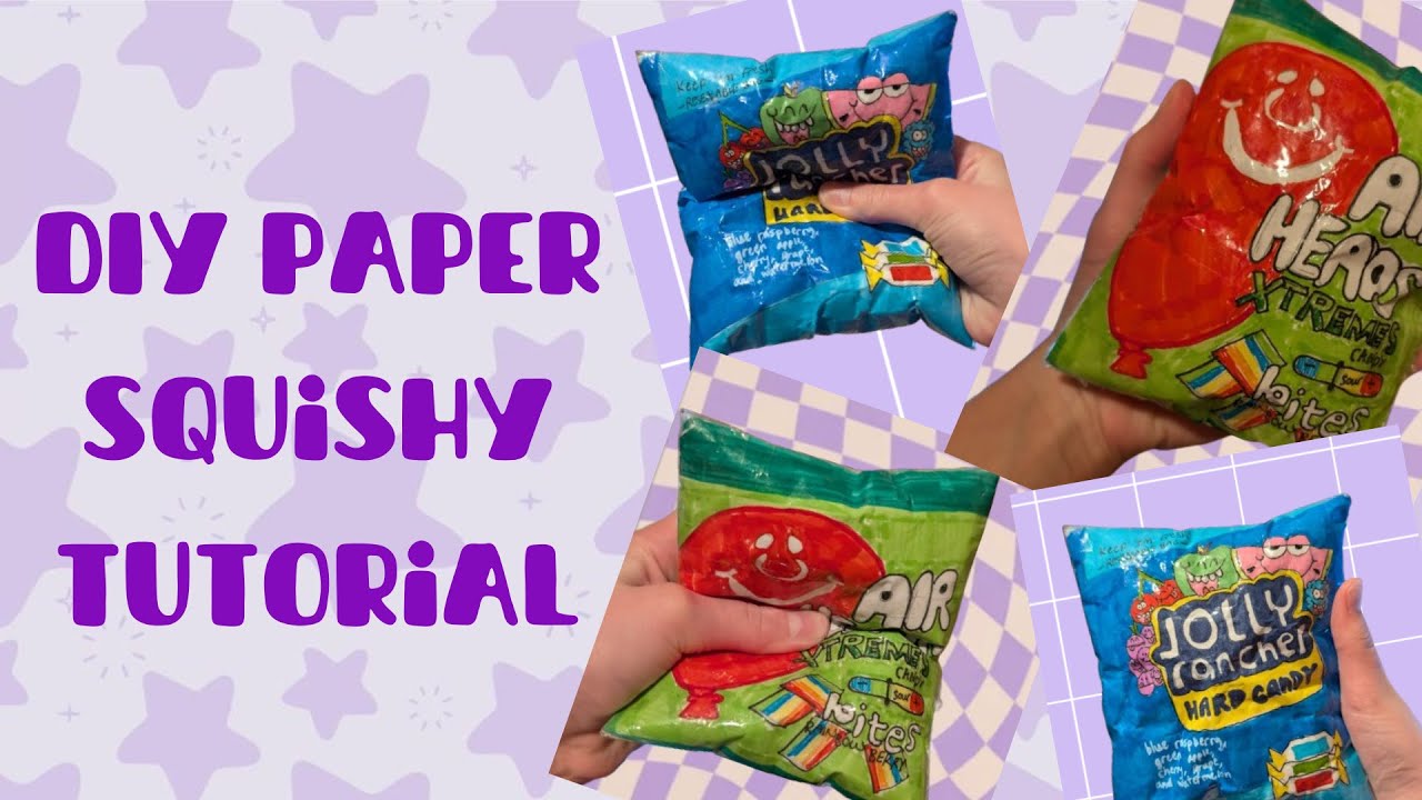 Diy Paper Squishy Tutorial Youtube