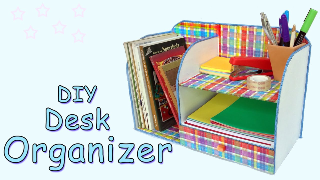 Diy Desk Organizer Ana Diy Crafts Youtube