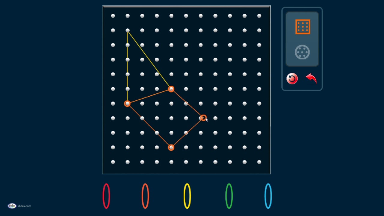 Virtual Manipulatives Geoboard