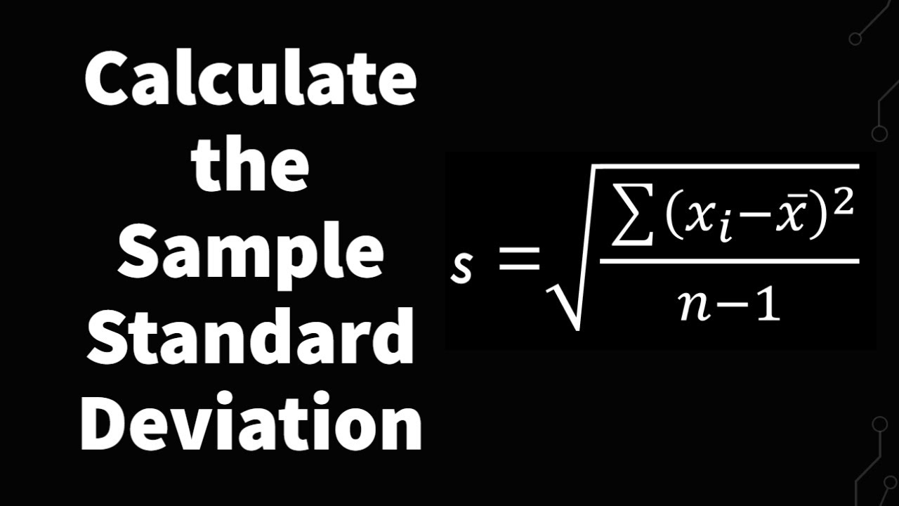 Standard Deviation Example Statistics At Jared Frazier Blog