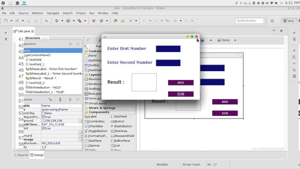 66 Java Swing Gui Windowbuilder Youtube