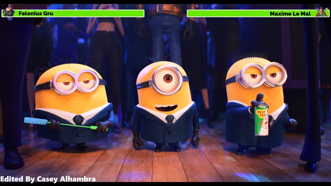 Despicable Me 4 2024 Opening Battle With Healthbars 400k Subscribers Special Youtube