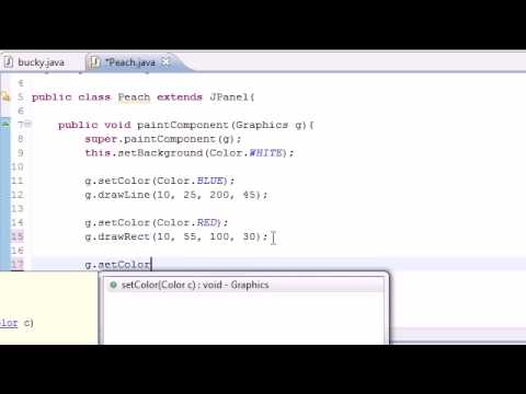 Java Programming Tutorial 86 Drawing More Stuff Youtube
