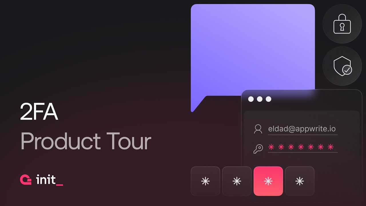 Appwrite Two Factor Authentication 2fa Youtube