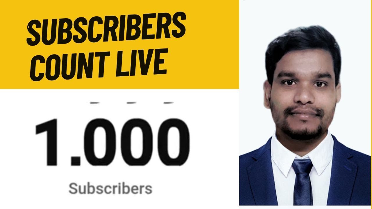 Live Subscriber Count Youtube