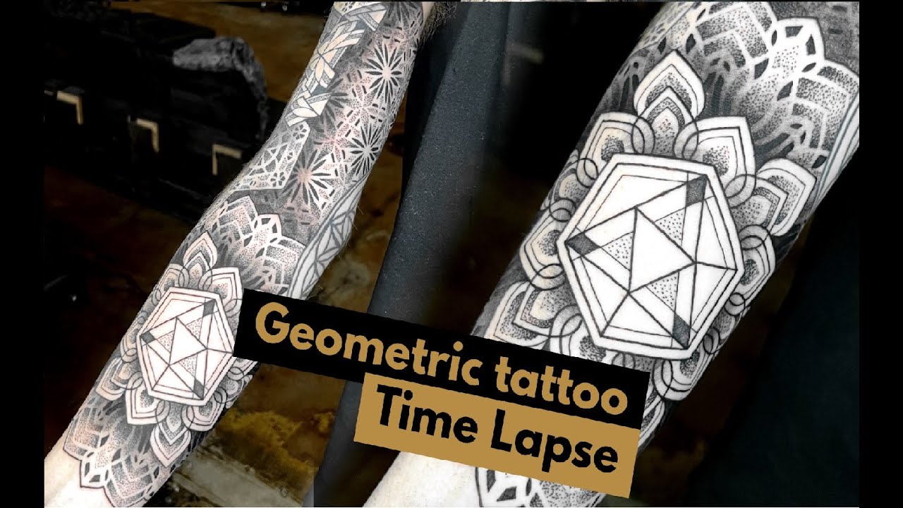Geometric Tattoo Time Lapse Sacred Geometry Dotwork Youtube
