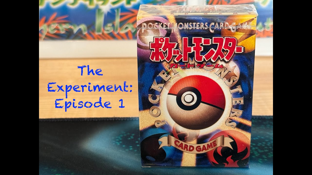 The Experiment Episode 1 Japanese Pokemon Base Set Starter Deck