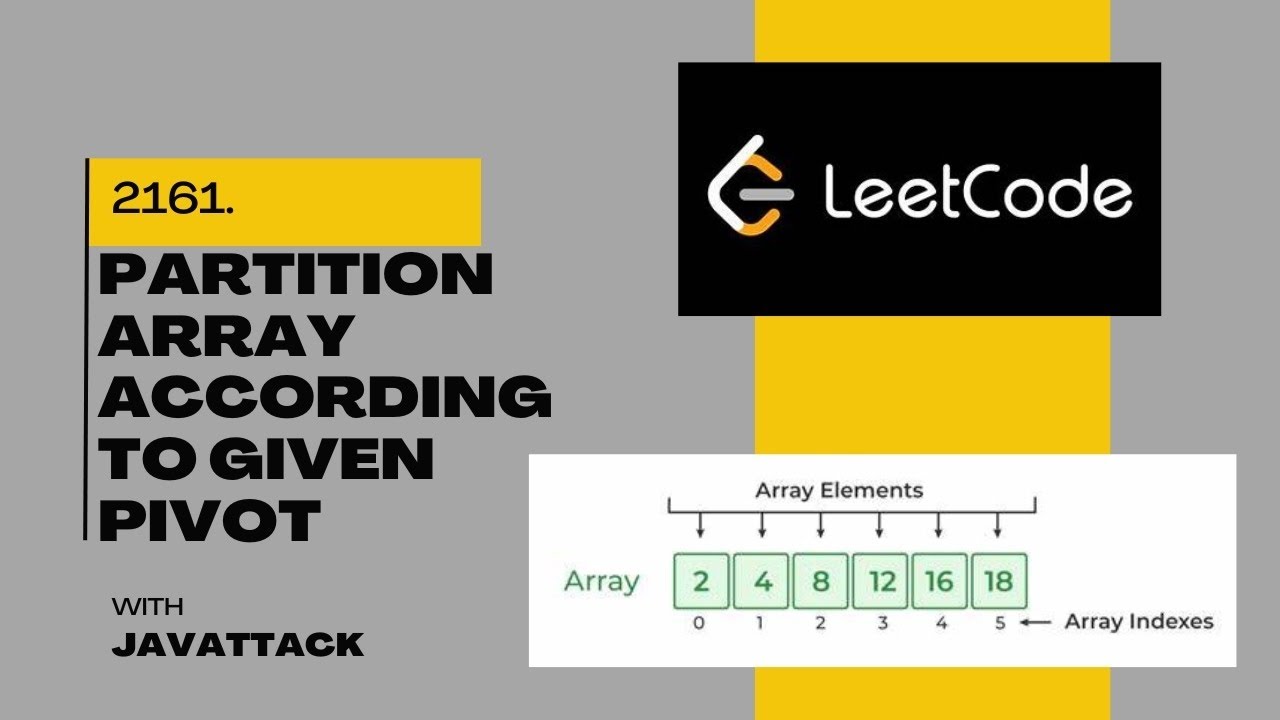 2161 Partition Array According To Given Pivot Leetcode Java