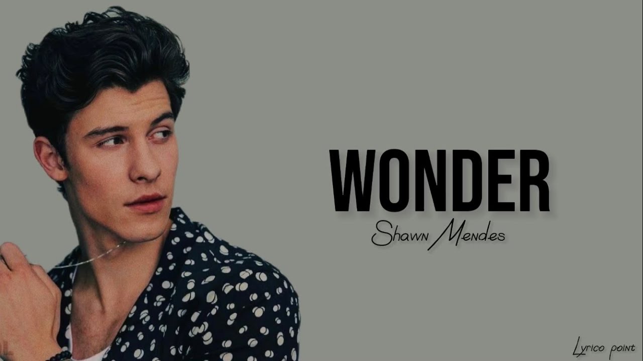 Wonder Shawn Mendes Lyrics Youtube