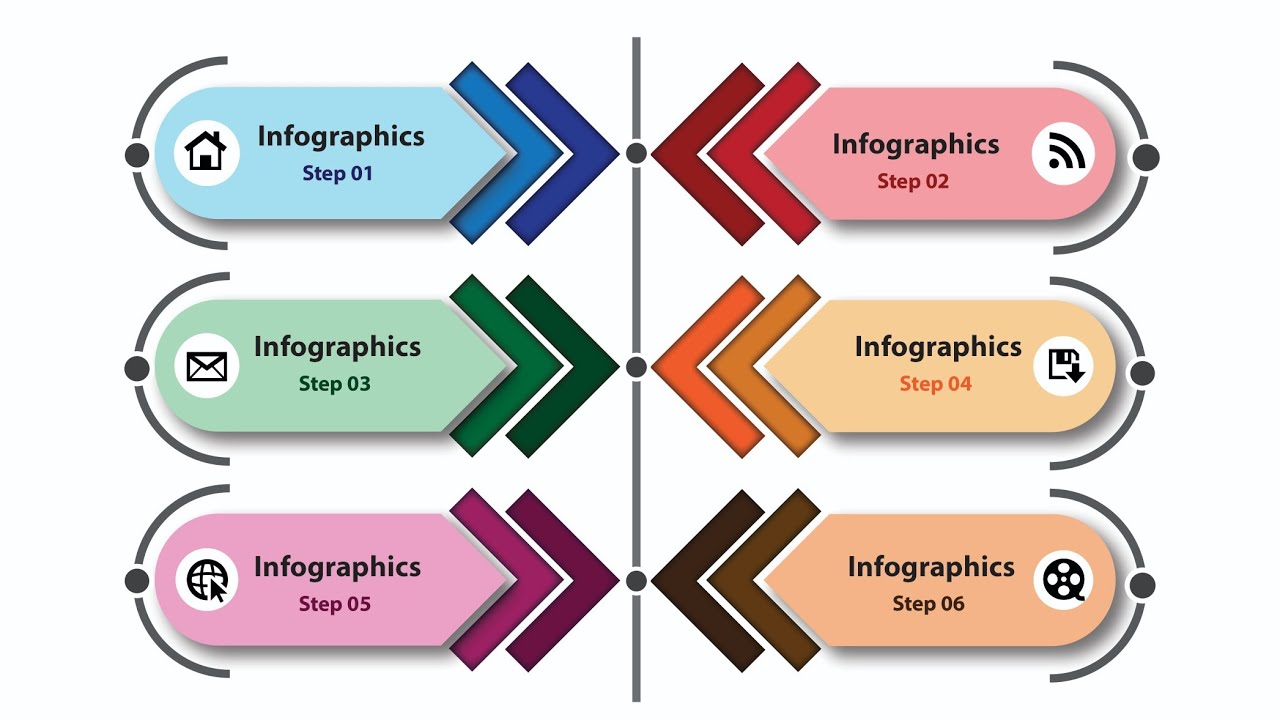 Adobe Illustrator Creative Infographic Design Youtube