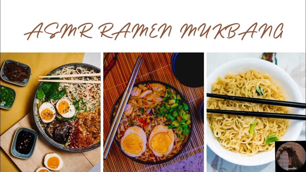 Asmr Ramen Mukbang Compilation Youtube