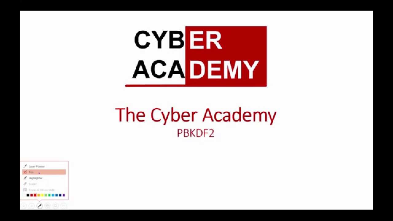 Pbkdf2 Youtube