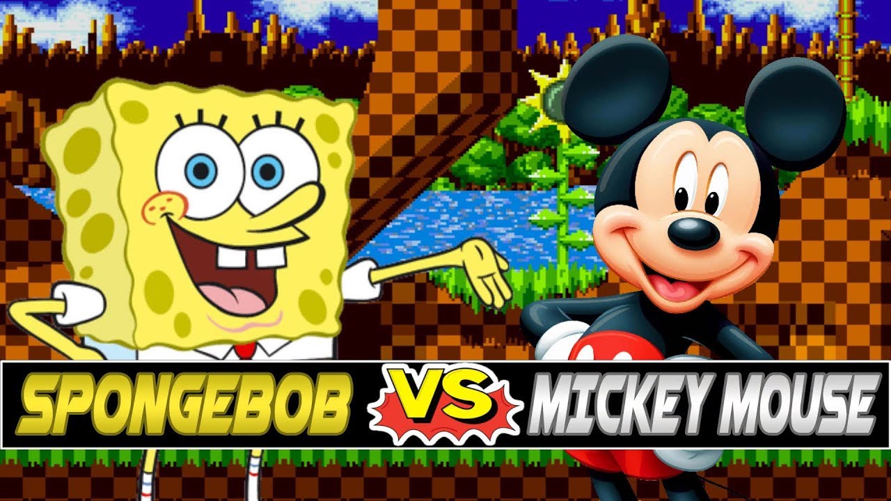 Spongebob Vs Mickey Mouse