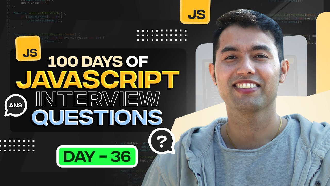 100 Days Of Javascript Coding Challenges Day 36 Youtube