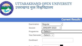 Uou Result 2024 Uttarakhand Open University Result 2024 Uou Ba Result ...