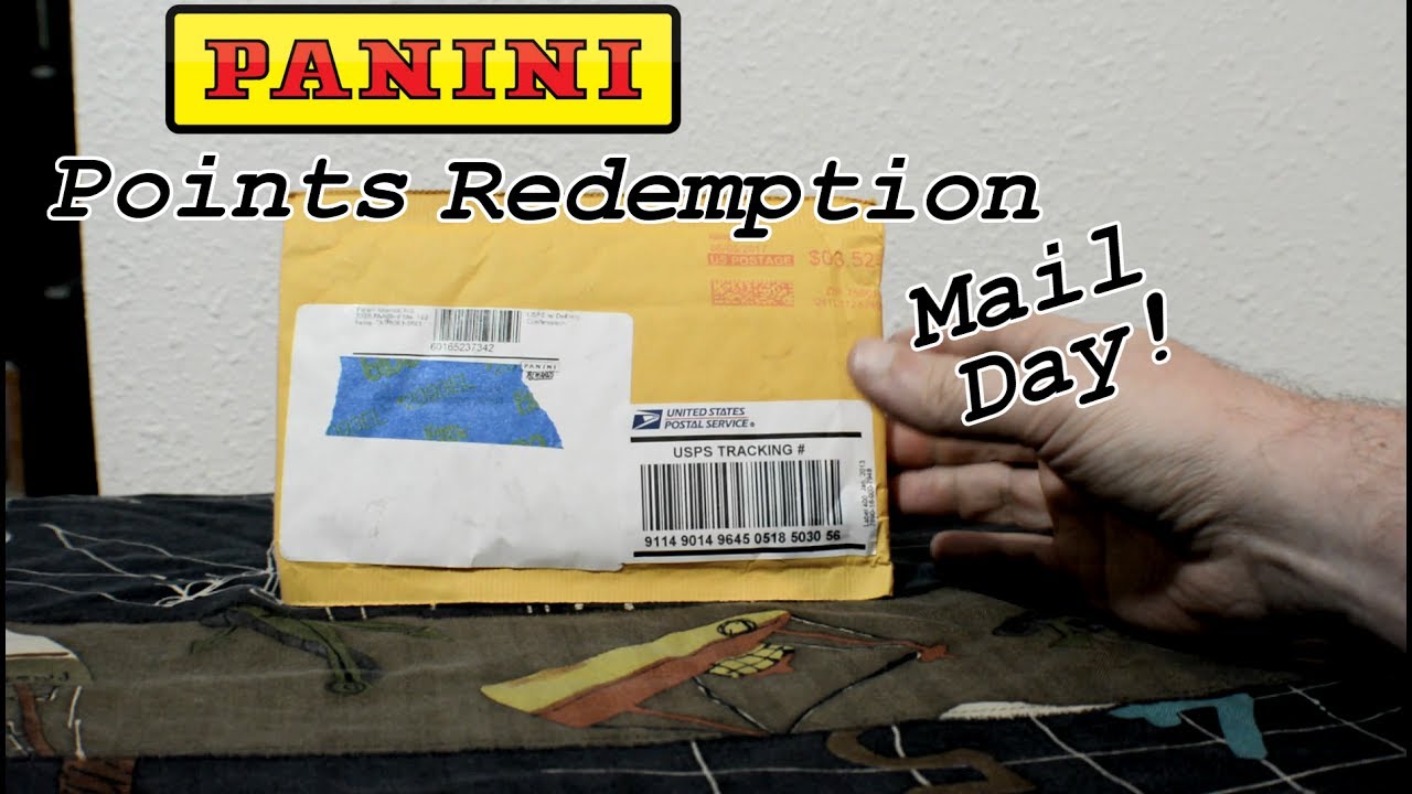 Panini 250 Points Redemption Mail Day Youtube
