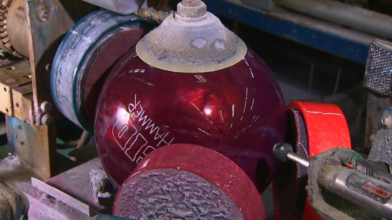 How It S Actually Made Bowling Balls Youtube