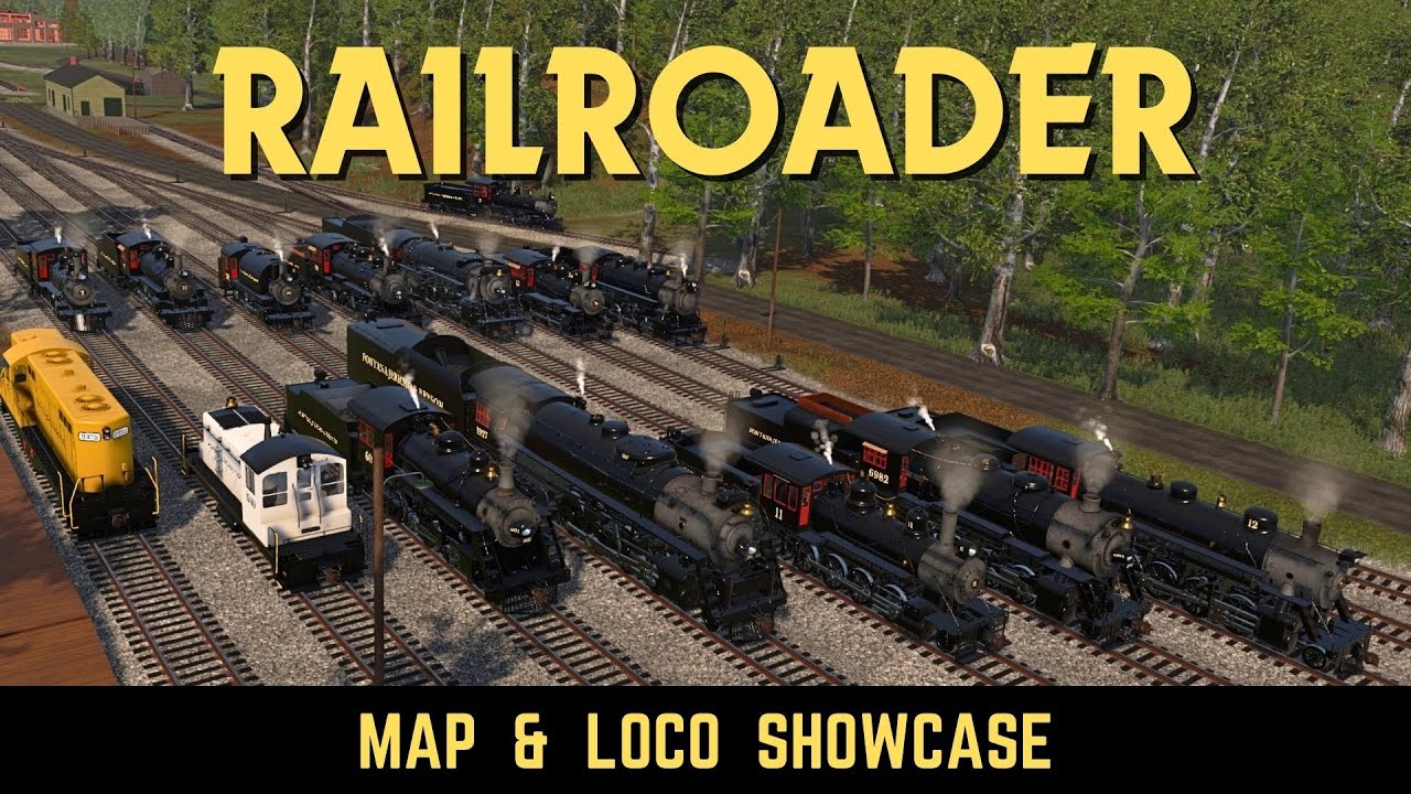 Railroader Map Locomotive Showcase Youtube